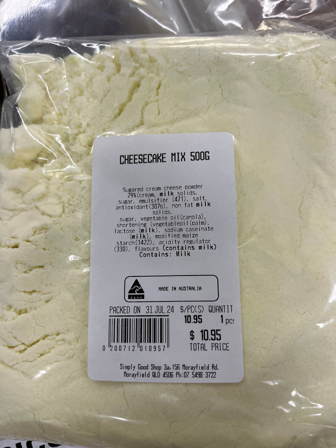 CHEESECAKE MIX 500G – Simply Good